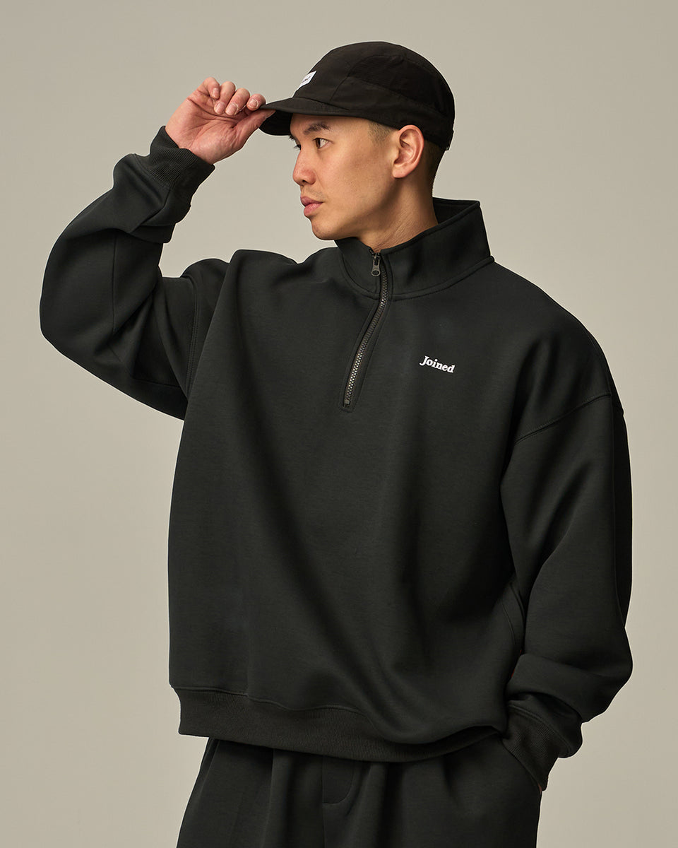 Track Half-Zip Oversized Sweatshirt – Joined® Hong Kong | Official Online Fitness Store